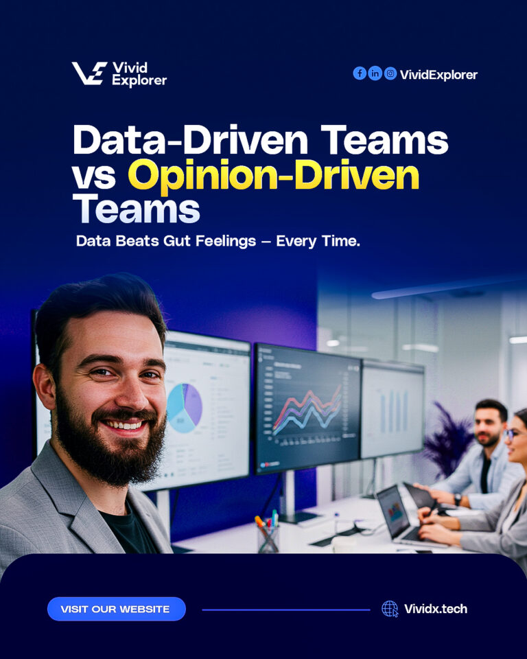 Data-Driven Teams vs Opinion-Driven Teams: Why Evidence Outperforms Instinct - Vividx Technology